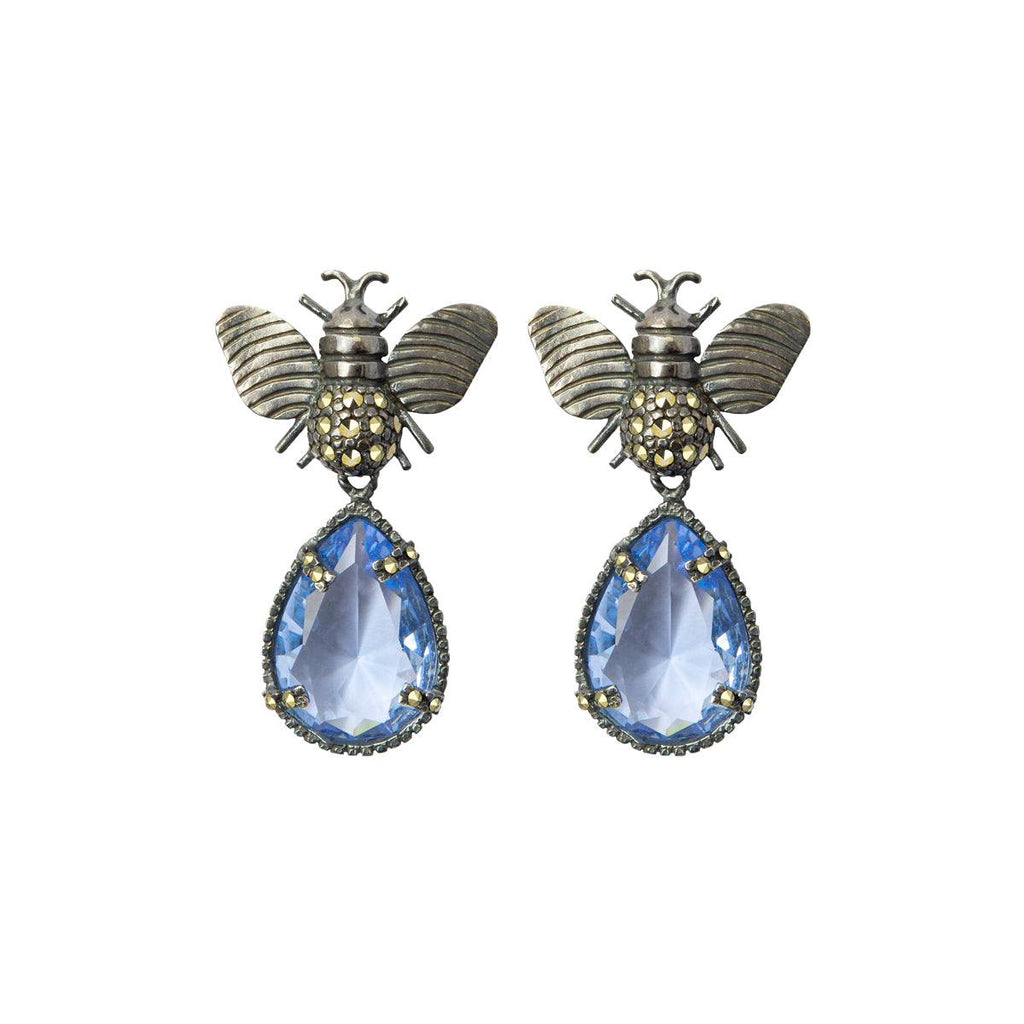 Bee I Earring + Classic Drop II | Regina Castillo Jewelry Earring + Drop