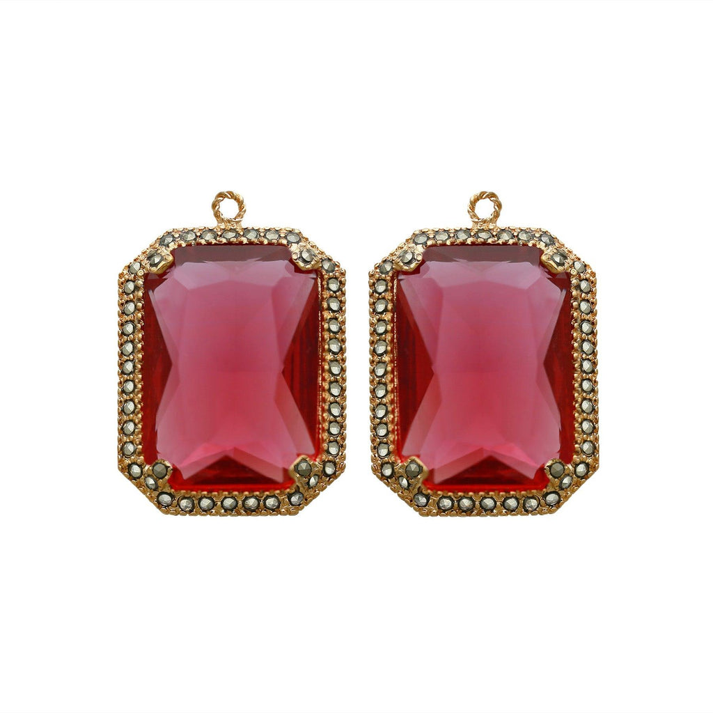 Classic golden baguette drop | Regina Castillo Drops Jewelry