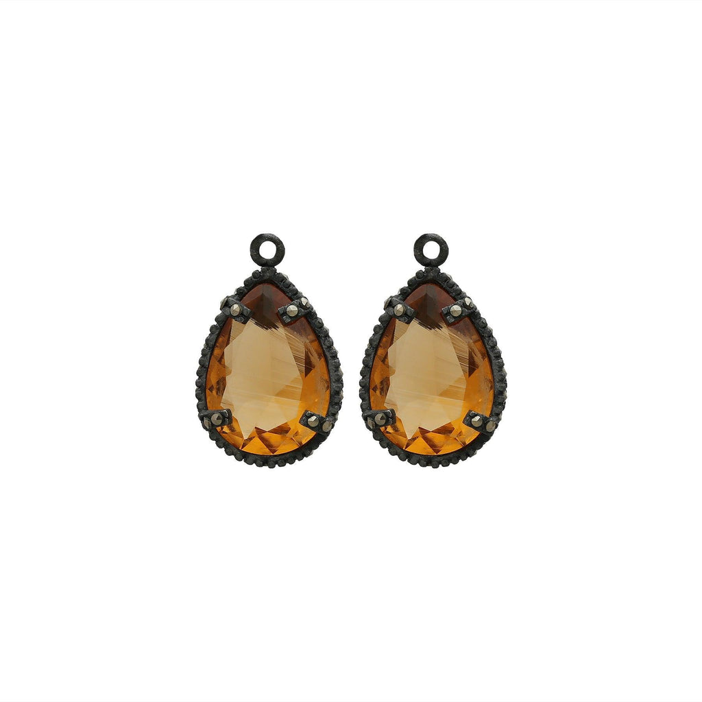 Classic small drop with grayish patina | Regina Castillo Drops Jewelry